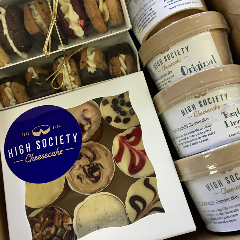 Mini Cheesecakes, Variety 25 pack | High Society Cheesecake